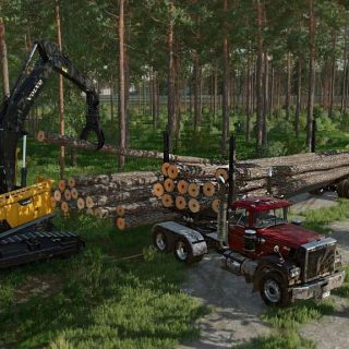 Pole Trailer v1.0 FS22 Mod | Farming Simulator 22 Mod