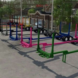 Pole Trailer v1.0 FS22 Mod | Farming Simulator 22 Mod