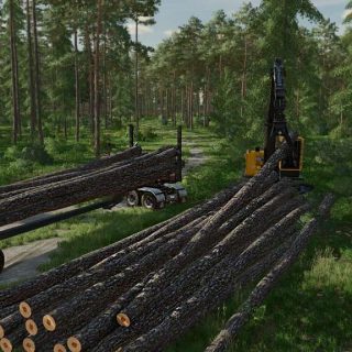 Pole Trailer v1.0 FS22 Mod | Farming Simulator 22 Mod