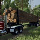 Pole Trailer v1.0 FS22 Mod | Farming Simulator 22 Mod