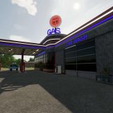 Rt 69 Gas Station v1.0 FS22 Mod | Farming Simulator 22 Mod