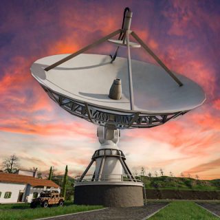 Satellite Dish V1.0 FS22 Mod | Farming Simulator 22 Mod