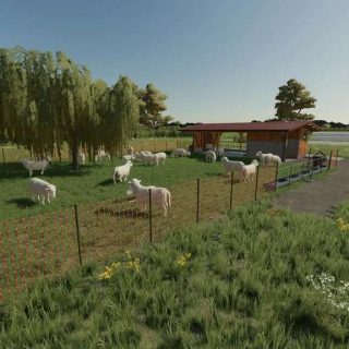 Sheep Barn v1.0 FS22 Mod | Farming Simulator 22 Mod