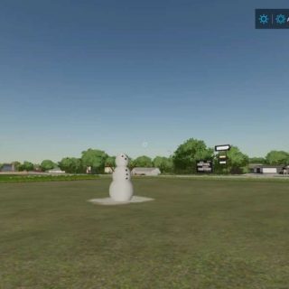 SnowMan Decor v1.0 FS22 Mod | Farming Simulator 22 Mod