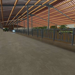 French stabulation wood v1.0 FS22 Mod | Farming Simulator 22 Mod