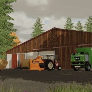 French stabulation wood v1.0 FS22 Mod | Farming Simulator 22 Mod