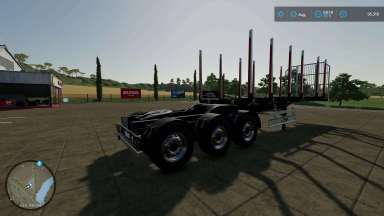 Timber Runner B train / Front v1.0 FS22 Mod | Farming Simulator 22 Mod