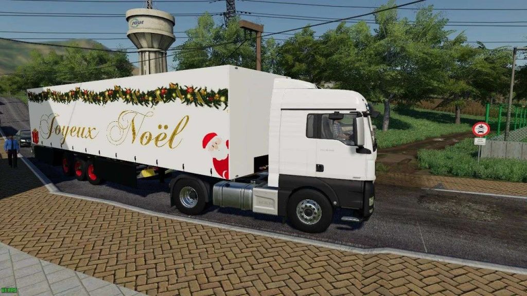 Trailer Merry Christmas BETA v1.0 FS22 Mod | Farming Simulator 22 Mod