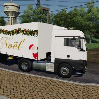 Trailer Merry Christmas BETA v1.0 FS22 Mod | Farming Simulator 22 Mod