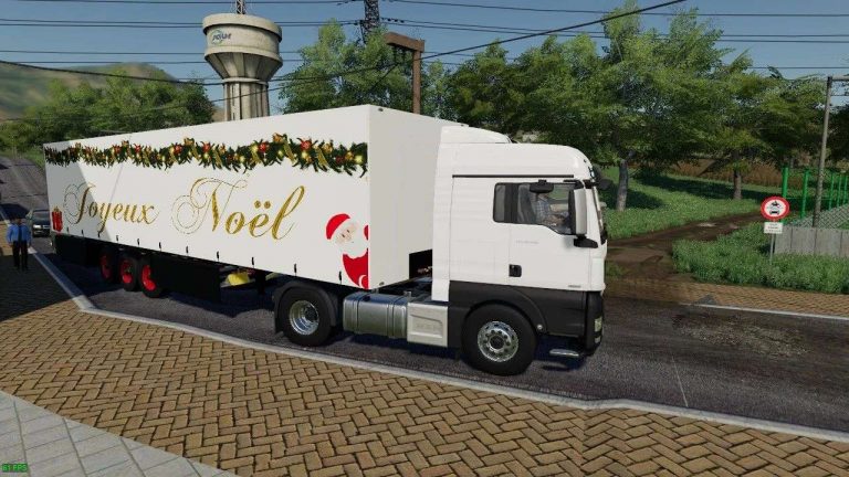 Trailer Merry Christmas BETA v1.0 FS22 Mod | Farming Simulator 22 Mod