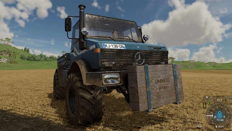 Unimog Front Weight v1.0 FS22 Mod | Farming Simulator 22 Mod