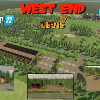 West End 64x by Levis v1.0 FS22 Mod | Farming Simulator 22 Mod