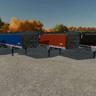 Wilson Pacesetter Spread Axle Grain Trailer v1.0 FS22 Mod | Farming ...