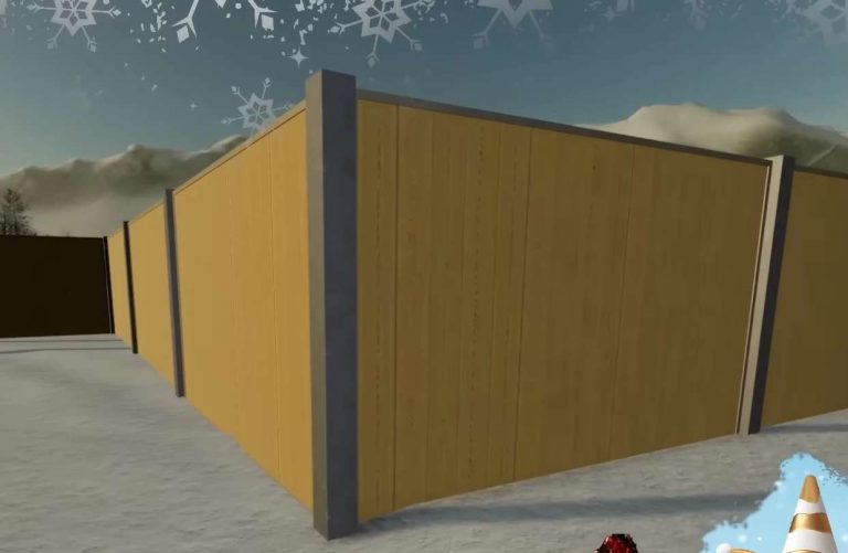 Wodden Fence v1.0 FS22 Mod | Farming Simulator 22 Mod