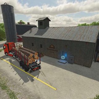 Wood Distributor For Containers v1.0 FS22 Mod | Farming Simulator 22 Mod