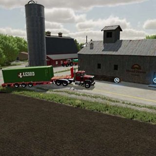 Wood Distributor For Containers v1.0 FS22 Mod | Farming Simulator 22 Mod