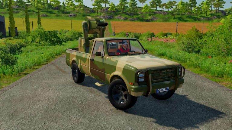 1986 Pickup Military v1.0 FS22 Mod | Farming Simulator 22 Mod