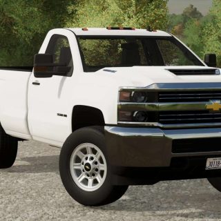 2017 Chevy Silverado 3500HD single cab long bed v1.0 FS22 Mod | Farming ...