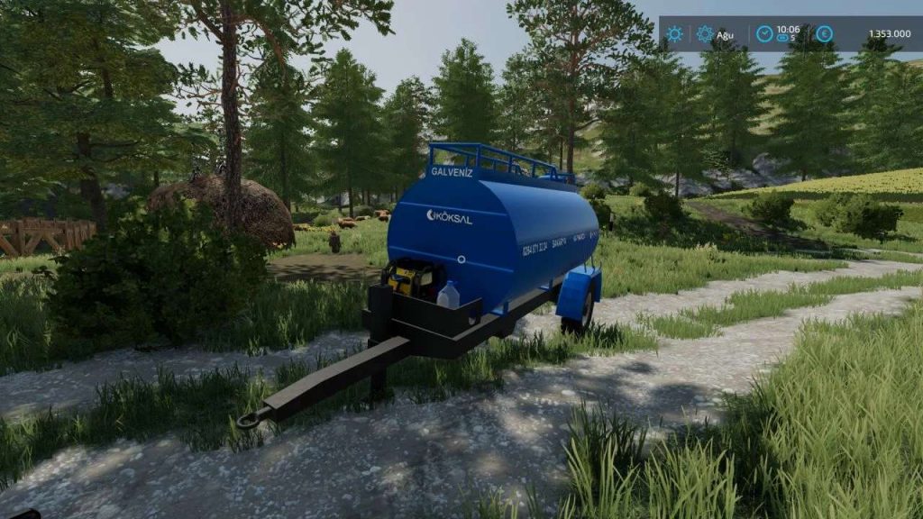 4 Ton Water Tanker v1.0 FS22 Mod | Farming Simulator 22 Mod