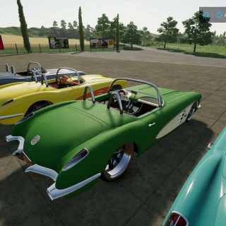 Art Morrison 1960 Corvette v1.0.0.1 FS22 Mod | Farming Simulator 22 Mod