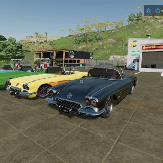 Art Morrison 1960 Corvette v1.0.0.1 FS22 Mod | Farming Simulator 22 Mod