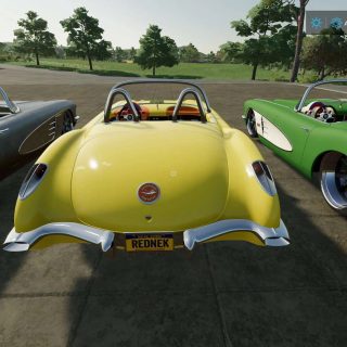 Art Morrison 1960 Corvette v1.0.0.1 FS22 Mod | Farming Simulator 22 Mod