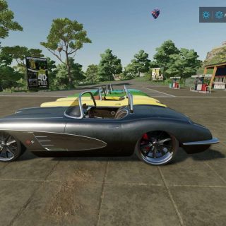 Art Morrison 1960 Corvette v1.0.0.1 FS22 Mod | Farming Simulator 22 Mod