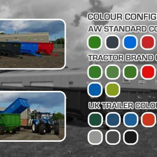 AW Monocoque 14T Trailer v1.1 FS22 Mod | Farming Simulator 22 Mod