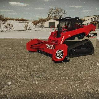 Boss SK box plow v1.0 FS22 Mod | Farming Simulator 22 Mod