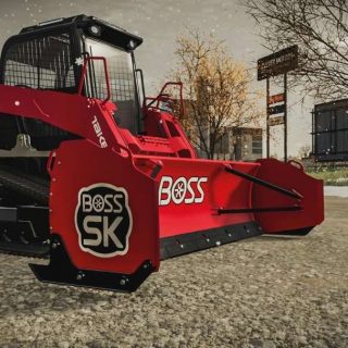 Boss SK box plow v1.0 FS22 Mod | Farming Simulator 22 Mod
