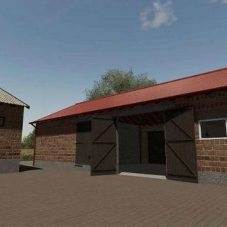 Brick buildings v1.0 FS22 Mod | Farming Simulator 22 Mod