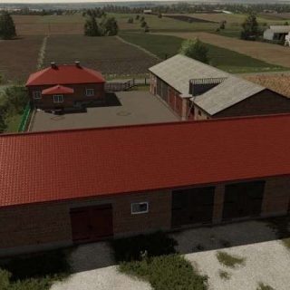 Brick buildings v1.0 FS22 Mod | Farming Simulator 22 Mod