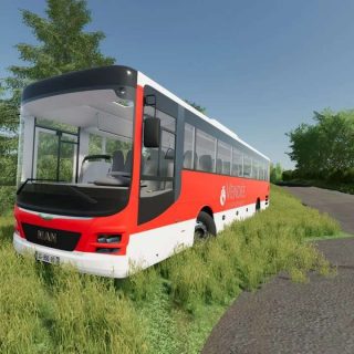 Bus Man Intercity Vendée Le Département 85 v1.1 FS22 Mod | Farming ...