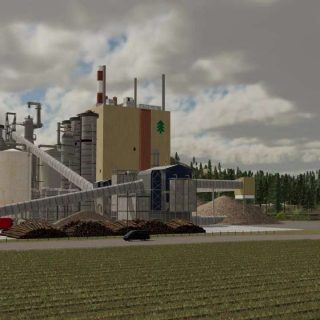 Cellulose Factory v1.0 FS22 Mod | Farming Simulator 22 Mod