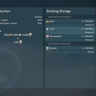 Cement Factory v1.0 FS22 Mod | Farming Simulator 22 Mod