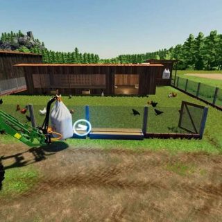 Chicken Barn Large v1.0 FS22 Mod | Farming Simulator 22 Mod