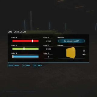 Color Configurator v1.1 FS22 Mod | Farming Simulator 22 Mod
