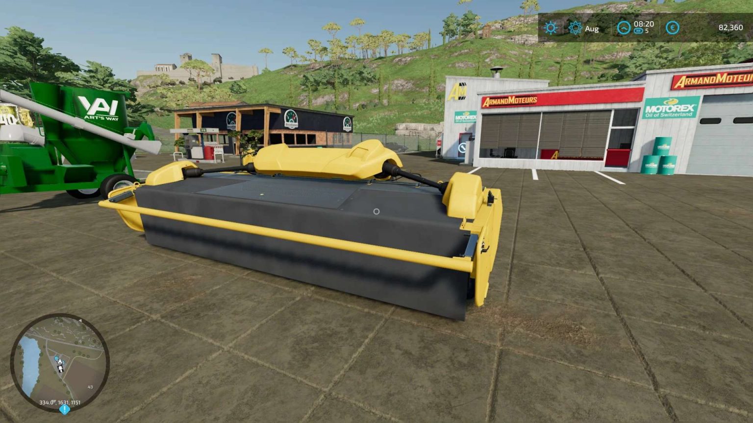 Direct Cutter v1.0 FS22 Mod | Farming Simulator 22 Mod