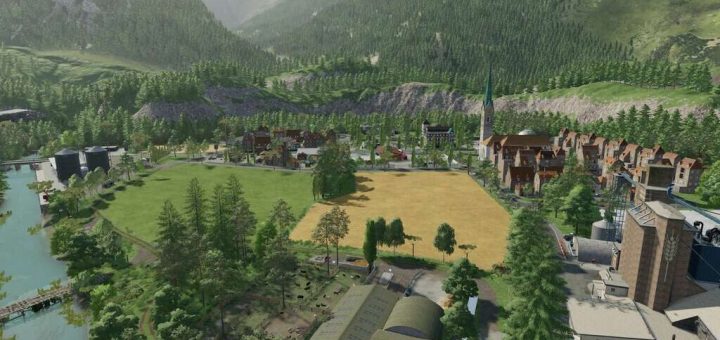 Dolgosfalva Map v3.0 FS22 - Farming Simulator 22 Mod | FS22 mod