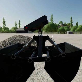 Excavator clamshell bucket v1.0 FS22 Mod | Farming Simulator 22 Mod