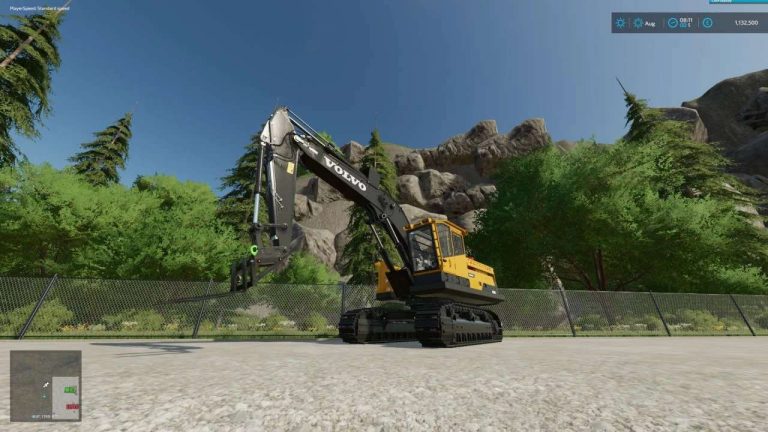 Excavator forks v1.0 FS22 Mod | Farming Simulator 22 Mod