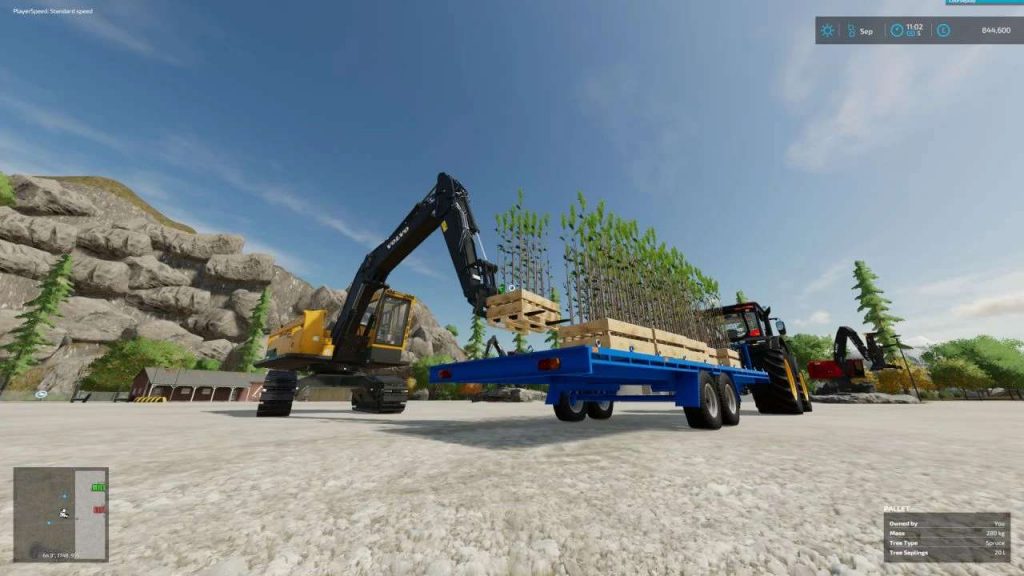 Excavator forks v1.0.0.1 FS22 Mod | Farming Simulator 22 Mod