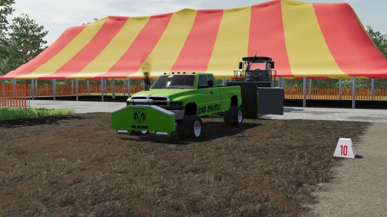EXP22 Dodge Pulling Truck v1.0 FS22 Mod | Farming Simulator 22 Mod