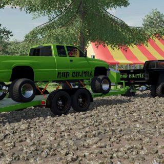 EXP22 Dodge Pulling Truck v1.0 FS22 Mod | Farming Simulator 22 Mod