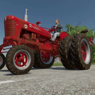 Farmall M, MD And MV Series v1.1 FS22 Mod | Farming Simulator 22 Mod