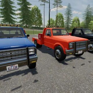 Flatbed Service Truck v1.0 FS22 Mod | Farming Simulator 22 Mod