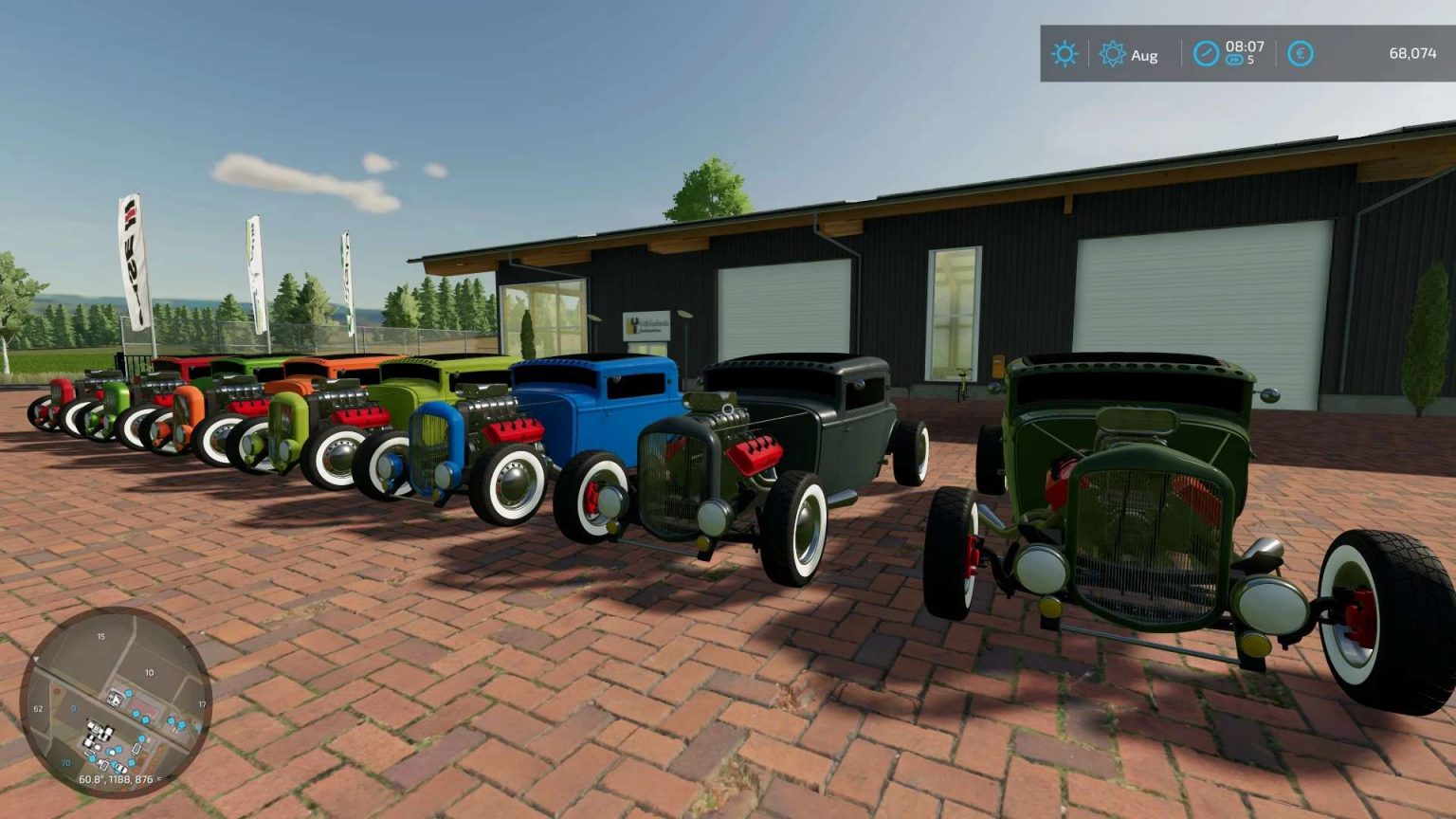 Ford Coupe Hotrod W.I.P. v1.0 FS22 Mod | Farming Simulator 22 Mod
