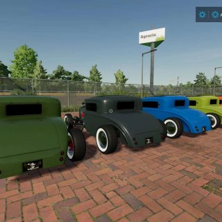 Ford Coupe Hotrod W.I.P. v1.0 FS22 Mod | Farming Simulator 22 Mod