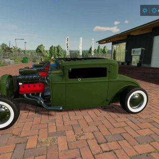 Ford Coupe Hotrod W.I.P. v1.0 FS22 Mod | Farming Simulator 22 Mod
