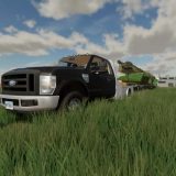 Ford F350 Flatbed 6.4L powerstroke v1.0 FS22 Mod | Farming Simulator 22 Mod